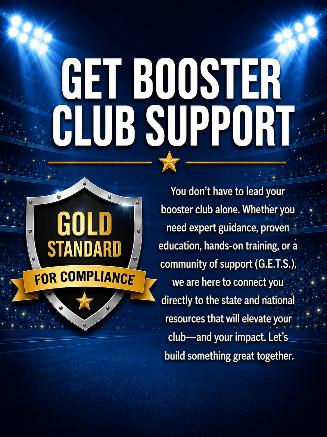 Club Support - Booster Club Coaching